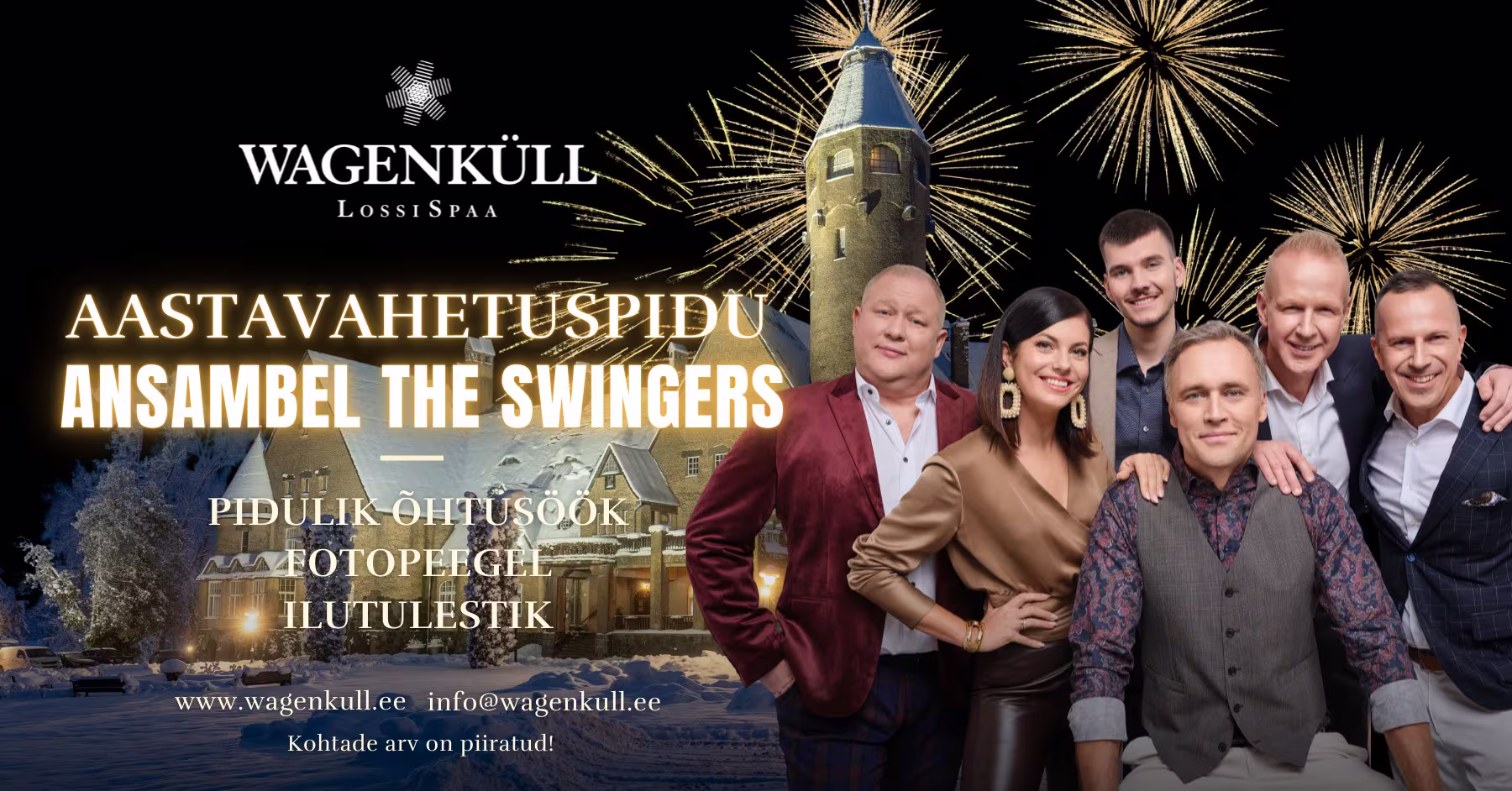 Särav aastavahetuspidu Wagenkülli Kristallsaalis - Tõrva kultuur